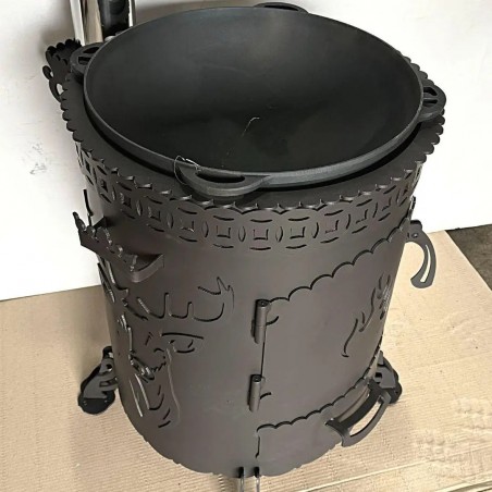 Utschak Ofen, Kazan Ofen, Kazan Kocher, Gulaschkanone Outdoor Kochofen